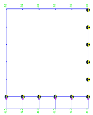 For underground structures that use compression-only point springs, singular error occur ...