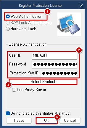 [인증] CIVIL 라이선스 인증 방법 – MIDAS Support