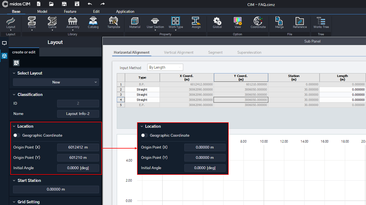 [CIM/Base] Workspace and Coordinate System Settings in CIM – MIDAS Support