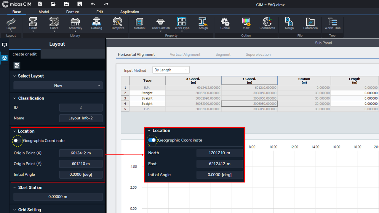 [CIM/Base] CIM의 작업 공간과 좌표계 설정 – MIDAS Support