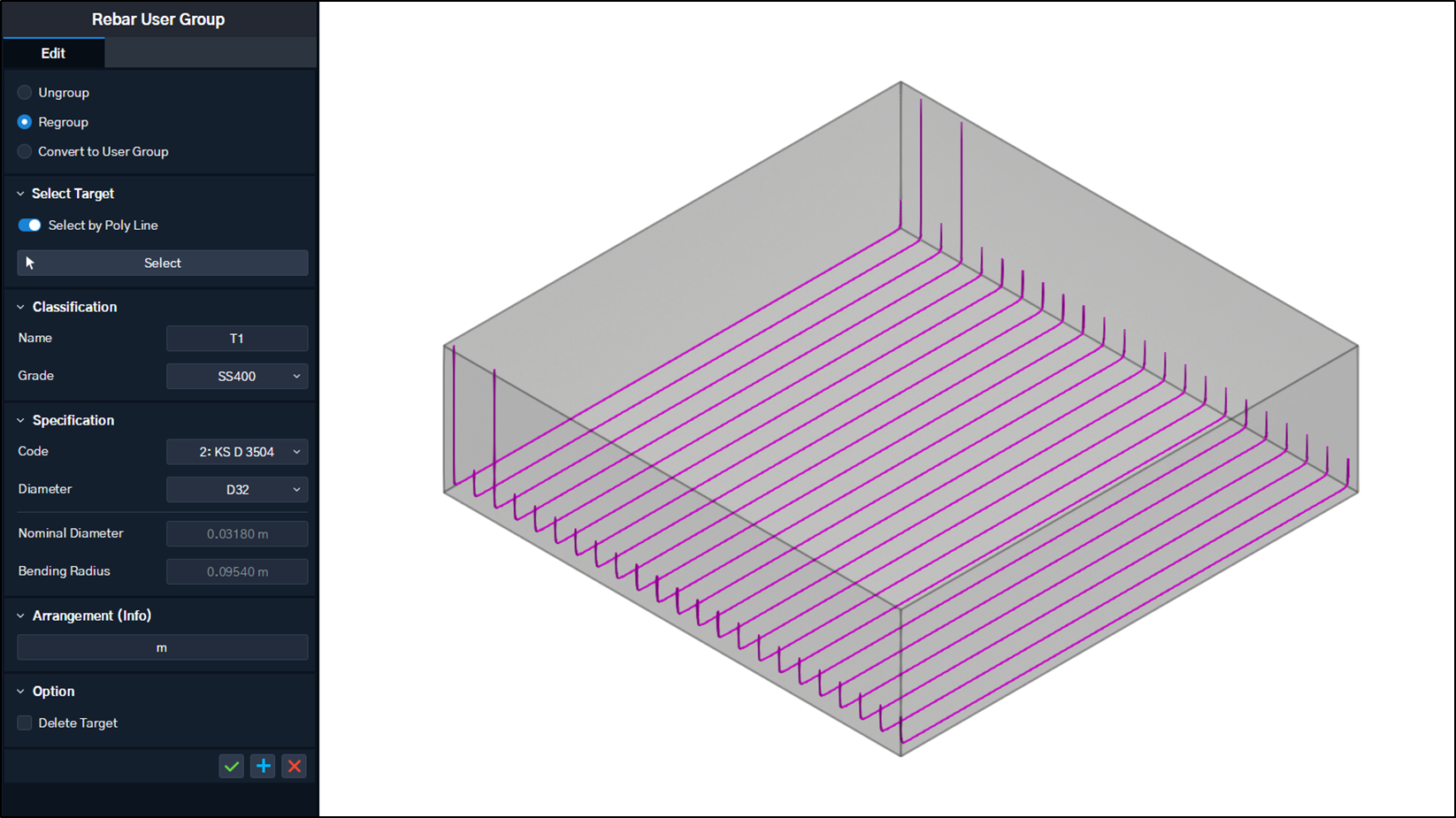 [CIM/Rebar] Is there a way to arbitrarily modify the rebar? – MIDAS Support
