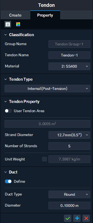 [CIM/Tendon] Tendon Input Method using Coordinates – MIDAS Support