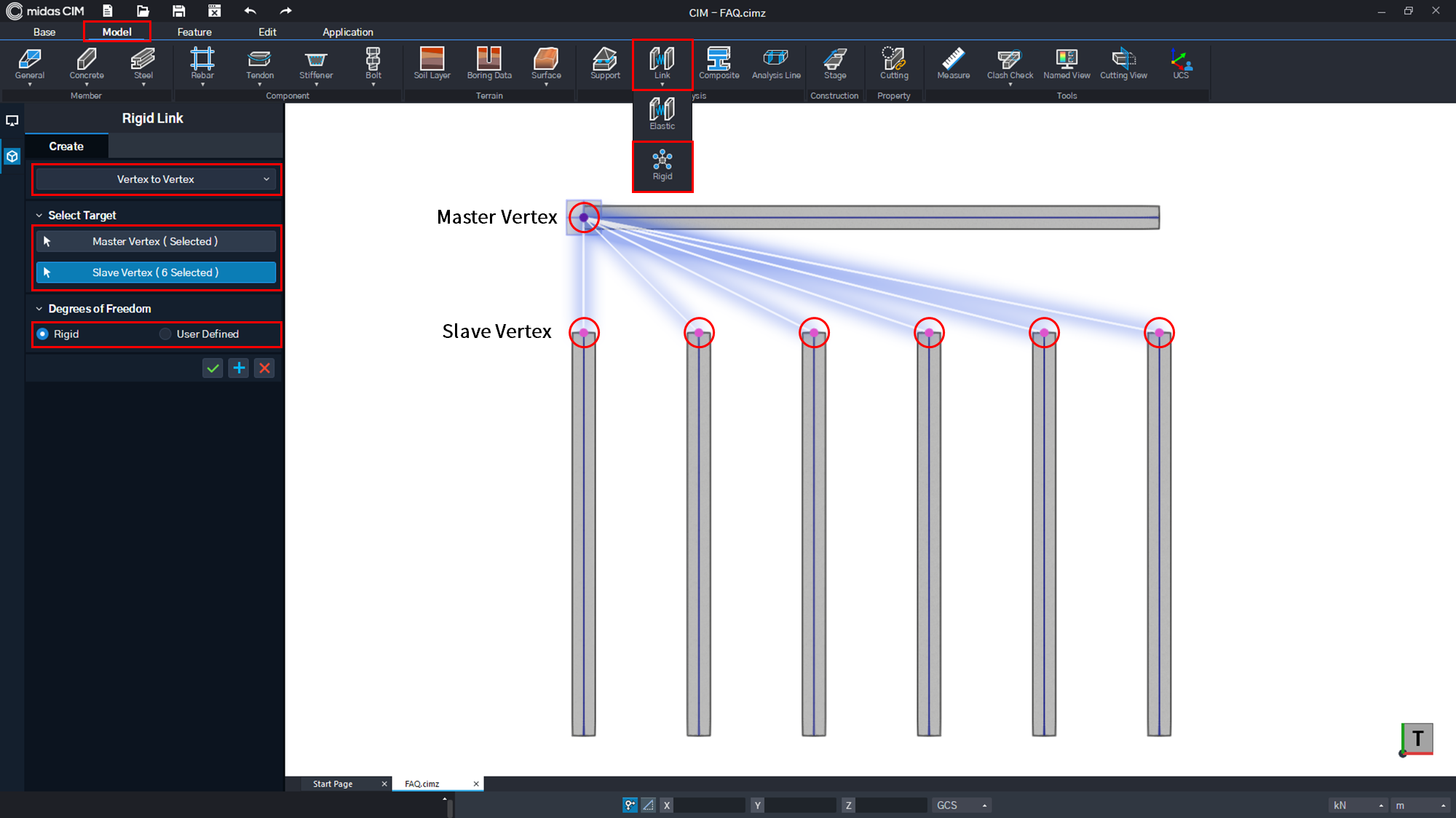 [CIM/Analysis] How to use the Rigid Link feature – MIDAS Support