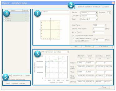 Moment Curvature Curve – MIDAS Support
