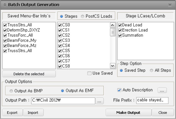 Reaction Forces/Moments – MIDAS Support