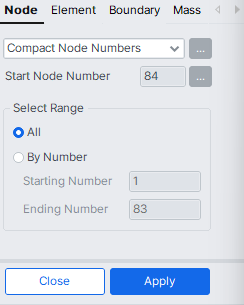 Compact Node Numbers – MIDAS Support