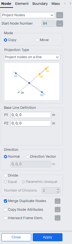 Project Nodes – MIDAS Support