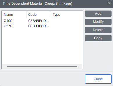 Creep/Shrinkage – MIDAS Support