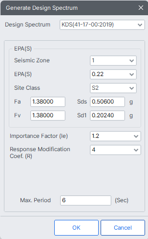 Response Spectrum Functions – MIDAS Support