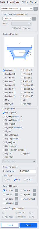 Beam Stresses (PSC) – MIDAS Support