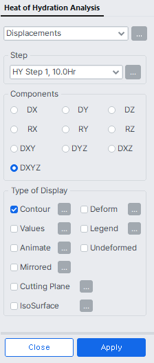 Displacement – MIDAS Support