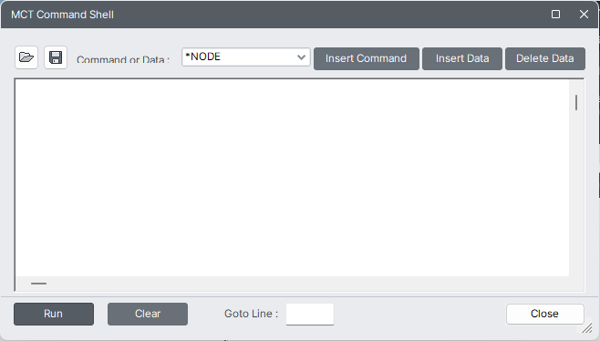 MCT Command Shell – MIDAS Support