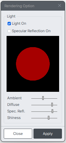 Rendering Option – MIDAS Support