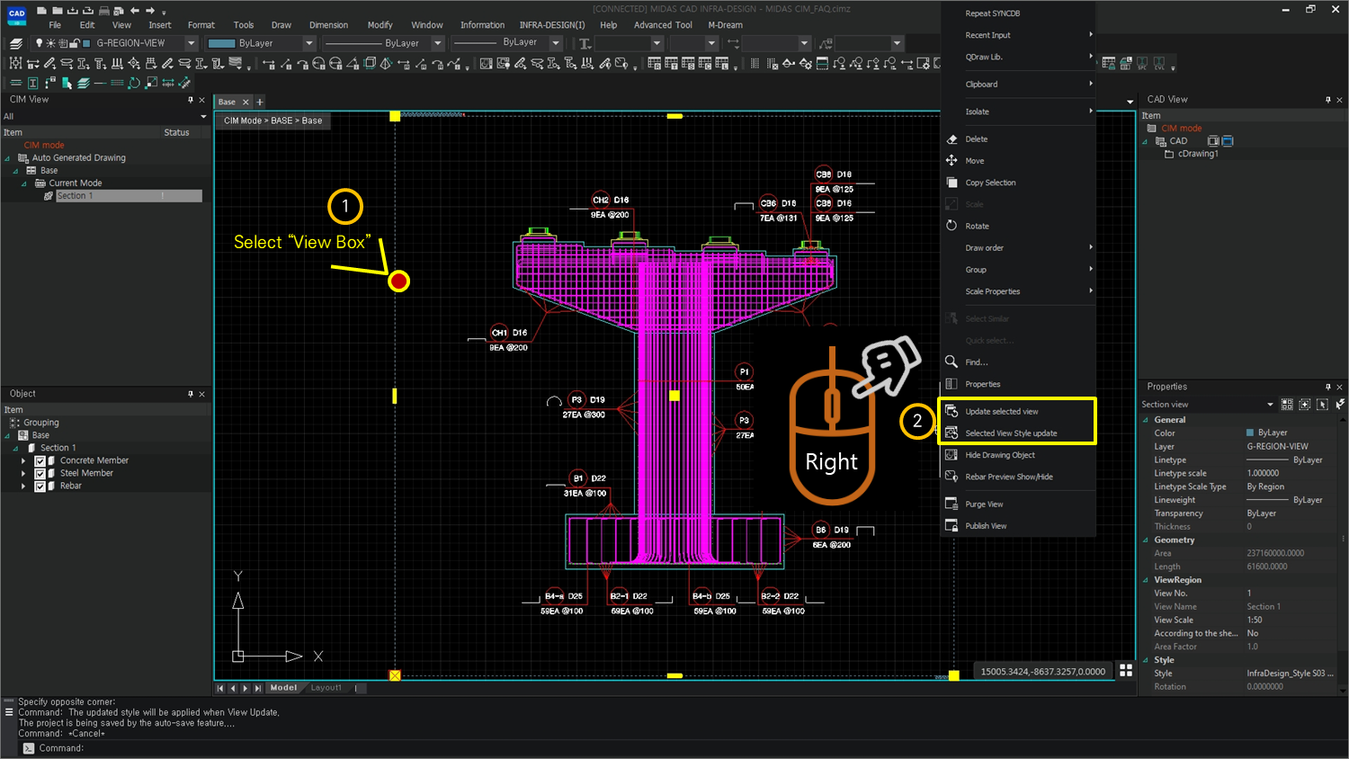 [CAD ID] How to Setting Update – MIDAS Support