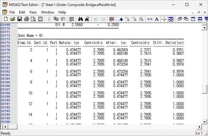 Steel Composite Bridge - Effective Width – MIDAS Support