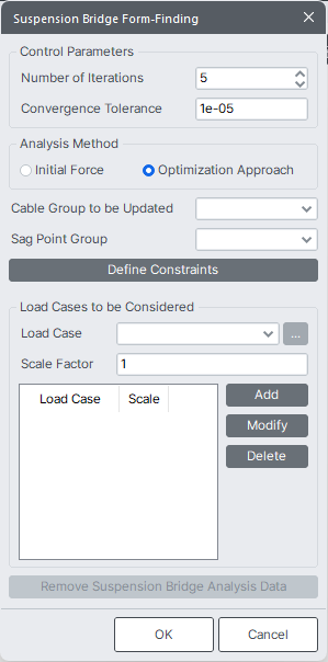 Suspension Bridge Form-Finding – MIDAS Support