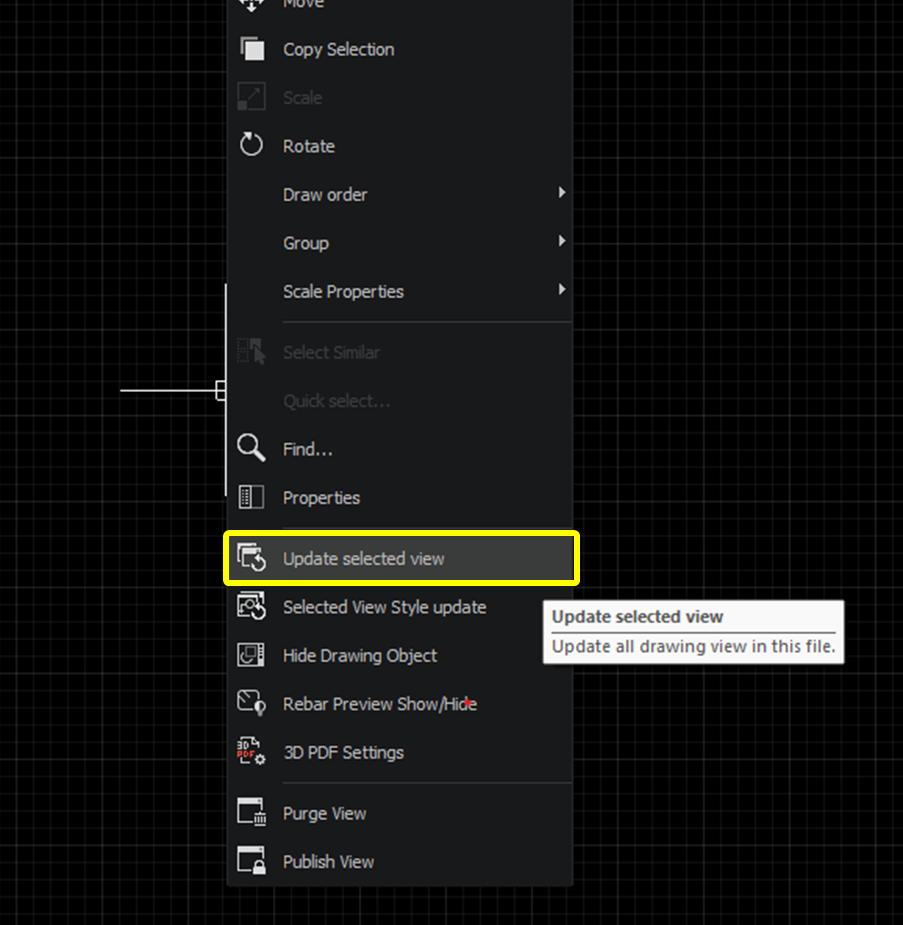 [CAD ID] After integration with CAD INFRA-DESIGN in CIM, point rebars within the visible range ...