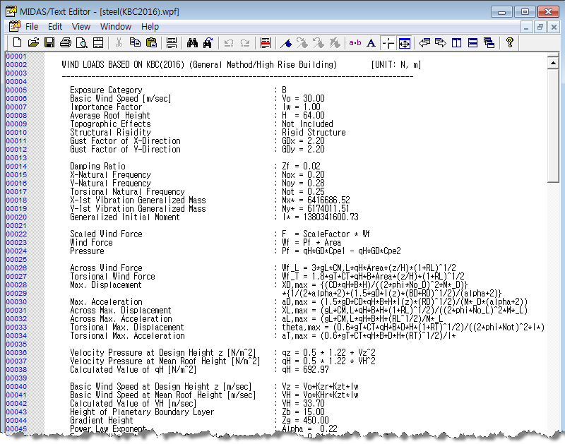 Wind Loads – MIDAS Support
