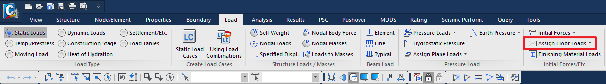 [CIVIL] Assign Floor Loads 시 [오류] "바닥판 하중(번호=1)에 오류가 있습니다. 단위하중재하영역(Sub ...