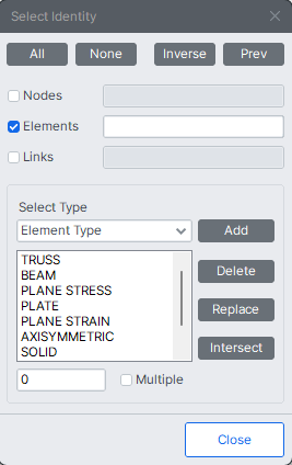 Select – MIDAS Support