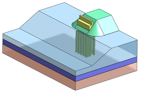 [GTS NX] 3D Abutment Foundation Pile – MIDAS Support