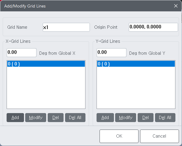 Define Grid – MIDAS Support