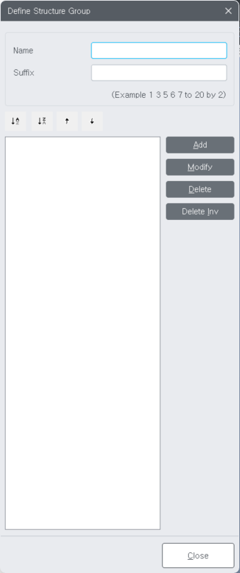 Define Structure Group – MIDAS Support