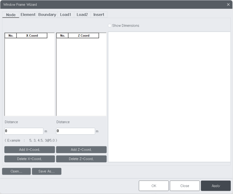 Window Frame – MIDAS Support