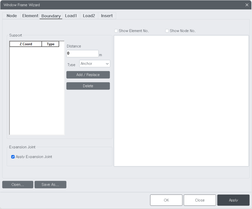 Window Frame – MIDAS Support