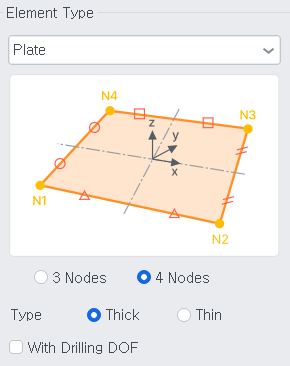 Create Elements – MIDAS Support