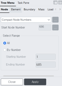 Compact Node Numbers – MIDAS Support
