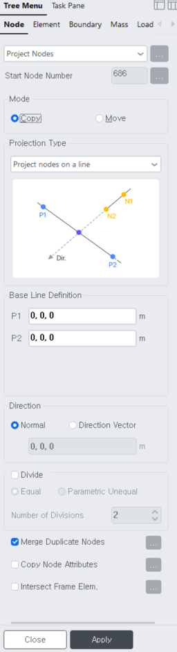 Project Nodes – MIDAS Support