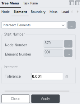 Intersect Elements – MIDAS Support
