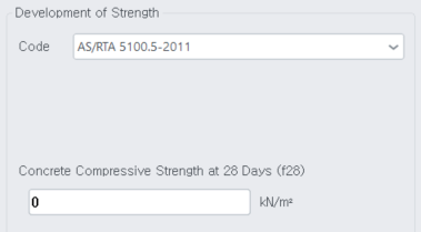 Time Dependent Material (Comp. Strength) – MIDAS Support