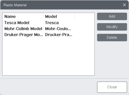 Plastic Material – MIDAS Support