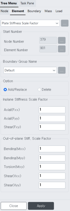 Plate Stiffness Scale Factor – MIDAS Support