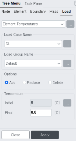Element Temperatures – MIDAS Support