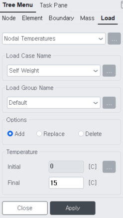 Nodal Temperatures – MIDAS Support