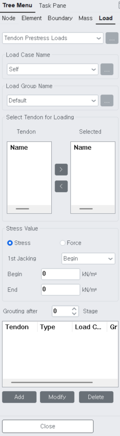 Tendon Prestress Loads – MIDAS Support