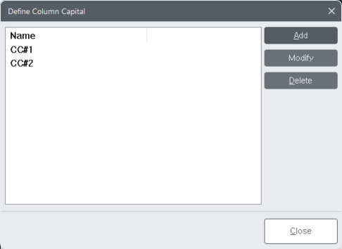 Define Column Capital – MIDAS Support