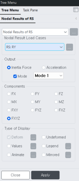 Nodal Results of Response Spectrum – MIDAS Support