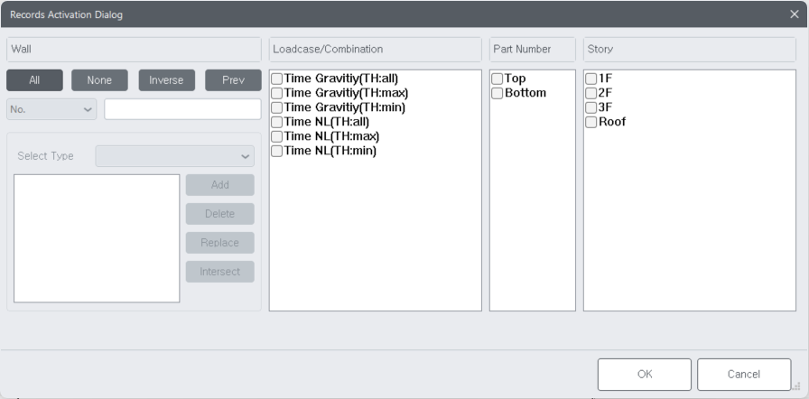Wall Force Table – MIDAS Support