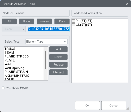 Force(Unit Length) Table – MIDAS Support