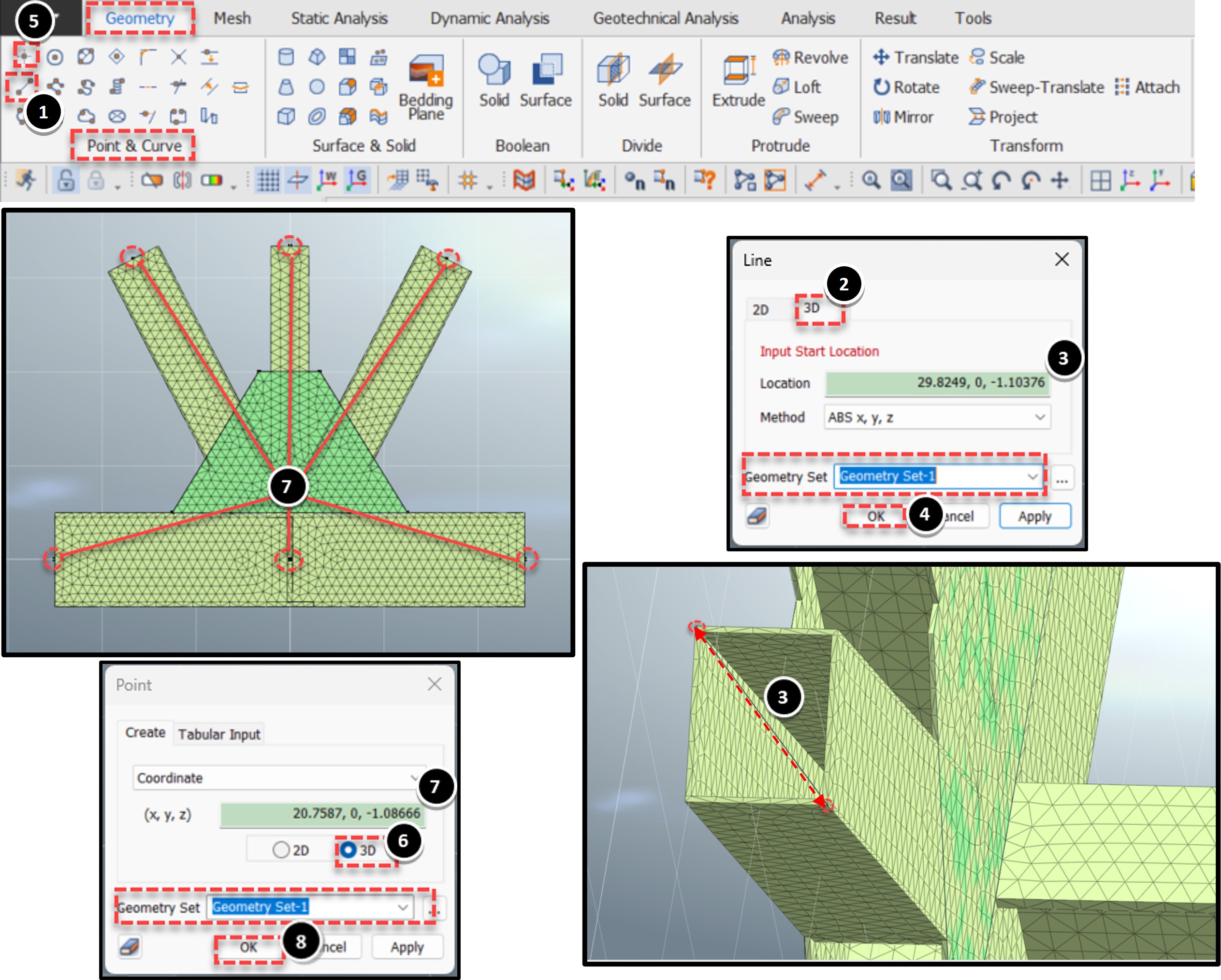 [FEA NX] Truss Bridge Joint Analysis – MIDAS Support