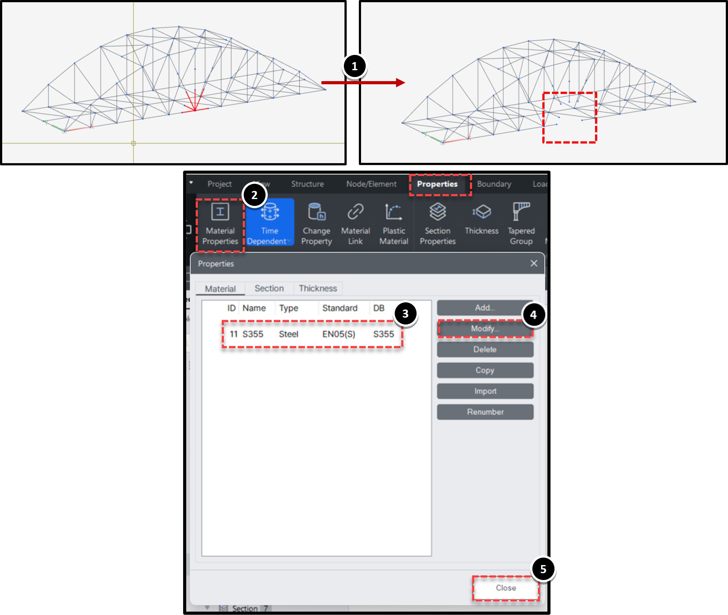 [FEA NX] Truss Bridge Joint Analysis – MIDAS Support
