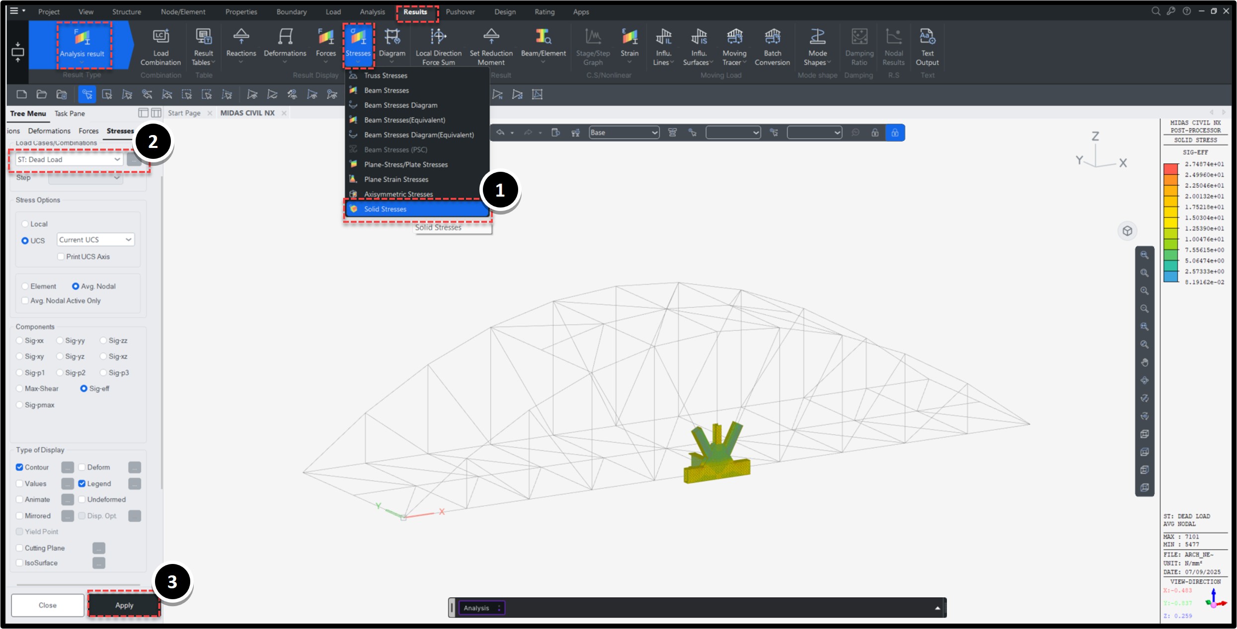 [FEA NX] Truss Bridge Joint Analysis – MIDAS Support