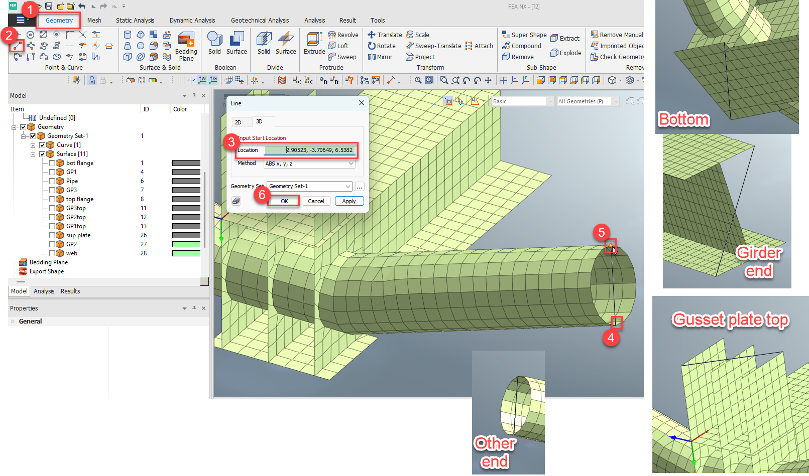 [FEA NX] Fatigue Analysis of a Truss Joint – MIDAS Support