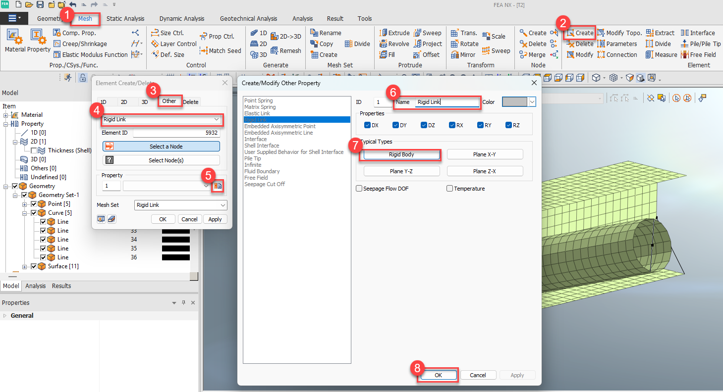 [FEA NX] Fatigue Analysis of a Truss Joint – MIDAS Support