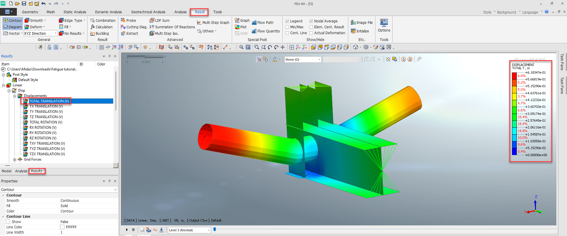 [FEA NX] Fatigue Analysis of a Truss Joint – MIDAS Support
