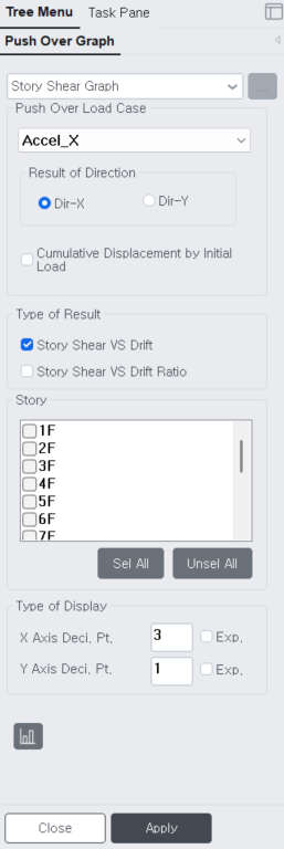 Story Shear Graph – MIDAS Support